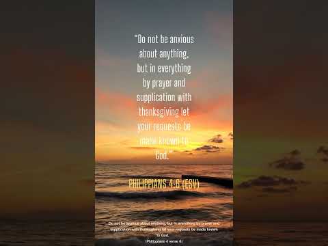 Philippians 4:6 | ESV | Word of God #biblestudy #bibleverses #christianlife
