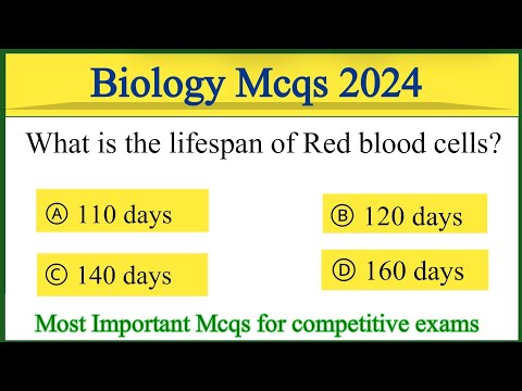 biology mcqs 2024 | biology Mcq for competitive exams
