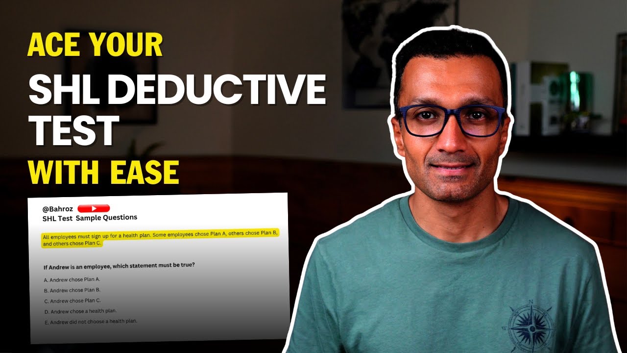 SHL Deductive Test | Tips & Hacks | Sample Questions