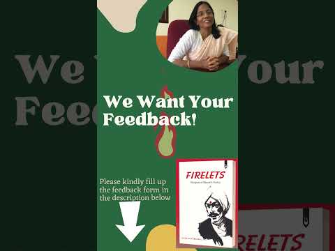 We Want Your Feedback! | Firelets - Glimpses of Bharati's Poetry #Shorts