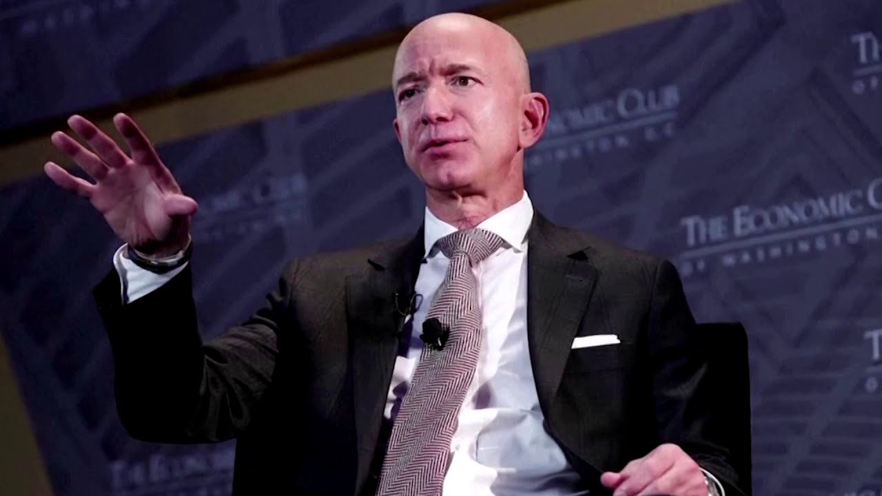 Freed from Amazon, Jeff Bezos plans space race