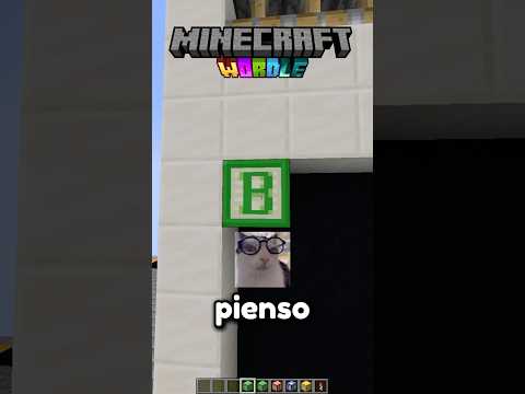 Mas Fácil que Quien!? 😱 / Minecraft Wordle #minecraft #minecraftwordle #wordle