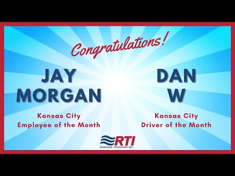 Kansas City - Employee and Driver of the Month - Jay and Dan