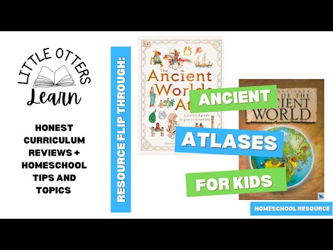 World Atlases for Homeschooling // Resource Flip Through // Homeschool Geography // Historical Atlas