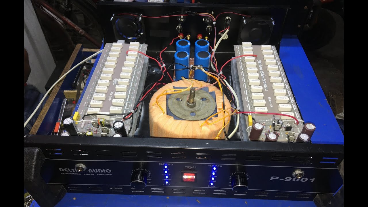 How to make transistor amplifier using 2sc5200 and 2sa1943