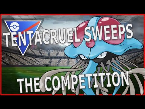 NEWLY BUFFED POISON JAB / ACID SPRAY TENTACRUEL SWEEPS GBL TEAM #shorts