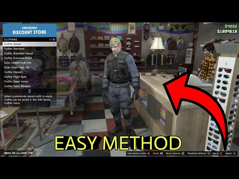 HOW to GET POLICE S.W.A.T OUTFIT/ Noose Outfit In GTA5 Online
