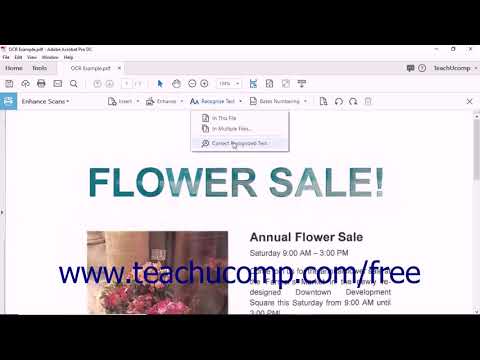 Acrobat Pro DC- Reviewing & Correcting OCR Suspects - Adobe Acrobat Pro DC Training Tutorial Course