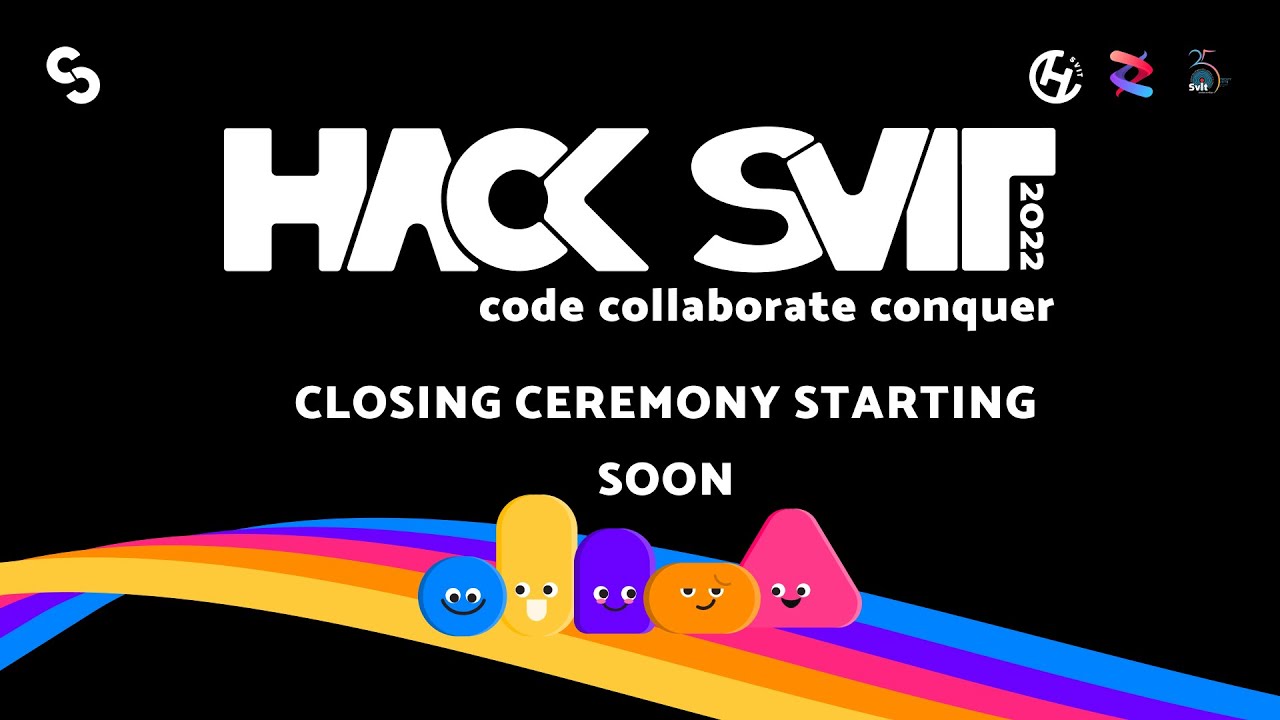 Hack SVIT !! Closing ceremony😍😍