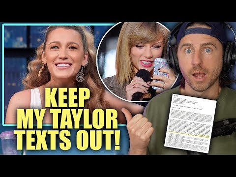 Blake Lively Responds To Justin Baldoni's Attempt To Keep Taylor Swift Messages In Play!