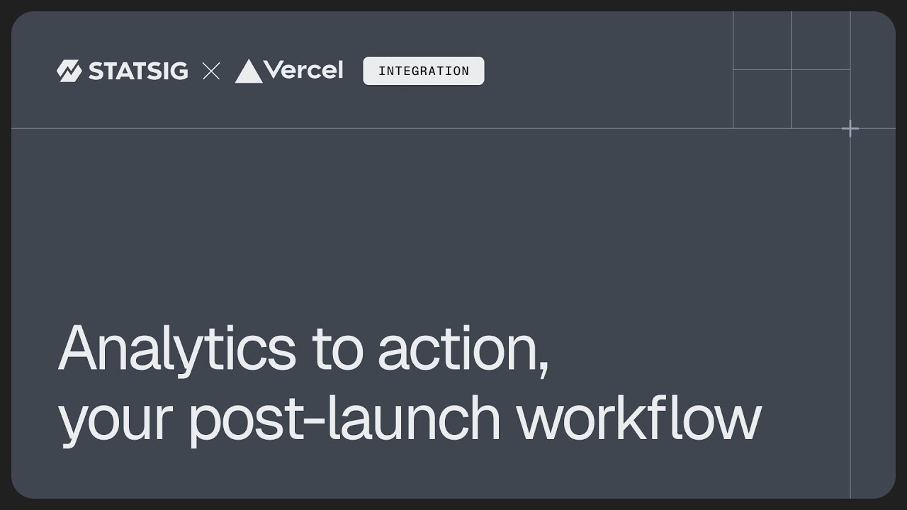 Statsig x Vercel Integration: Get Set up with Analytics