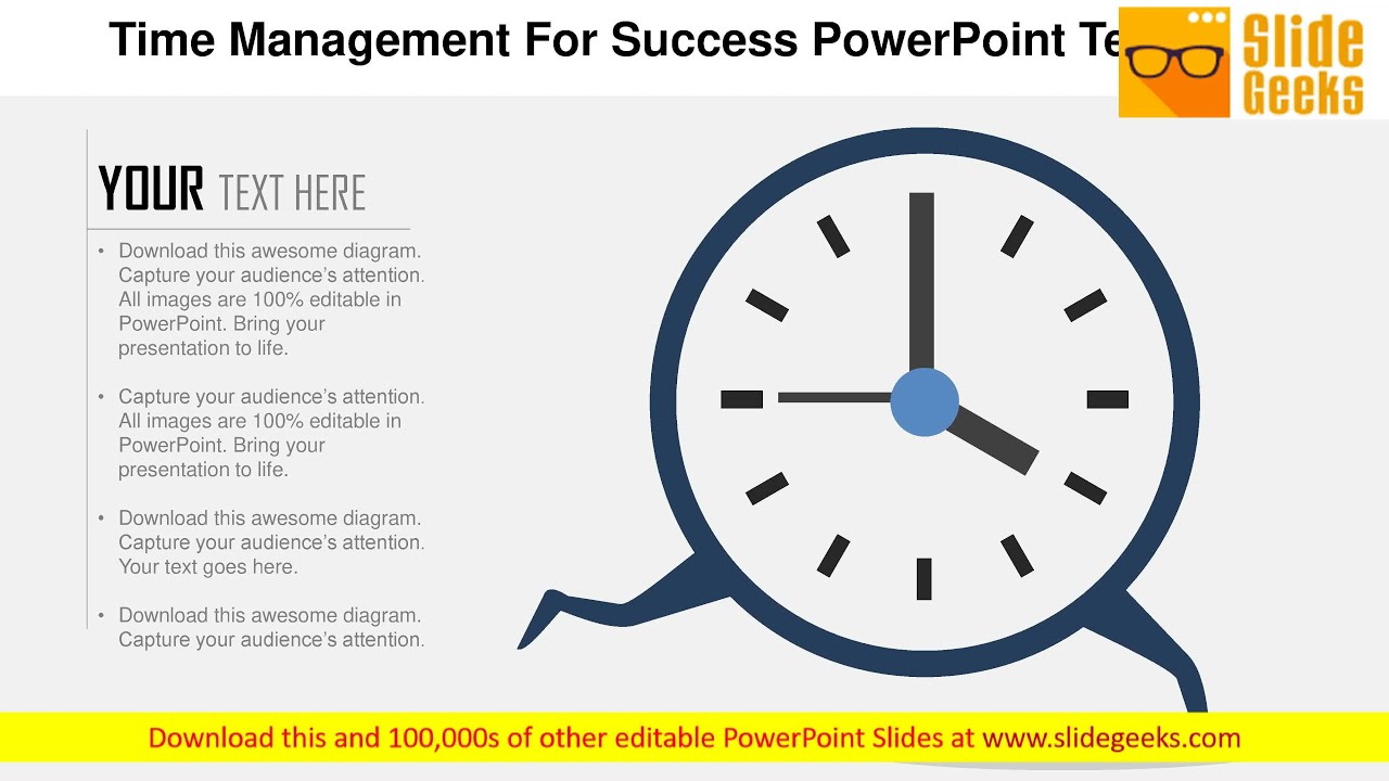 Time Management Free Powerpoint Slide