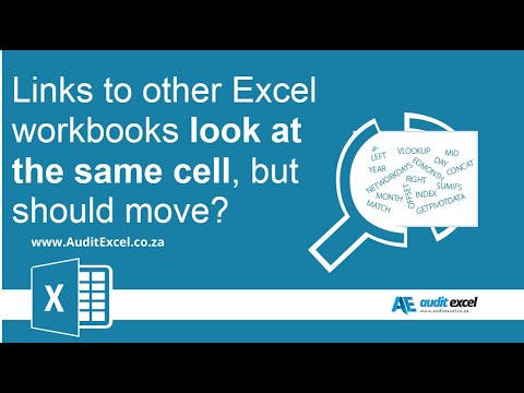 Links to other Excel workbooks looks at same cell- make a copy paste look at different cells