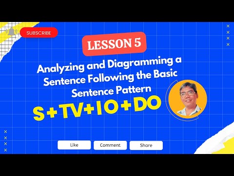 Analyzing and Diagramming a Sentence Following the Pattern S +TV + IO + DO
