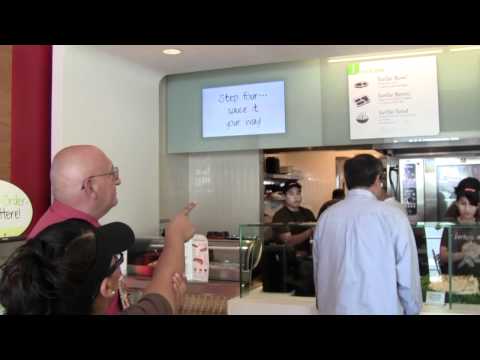 Digital Signage for Branding - SanSai Restaurant