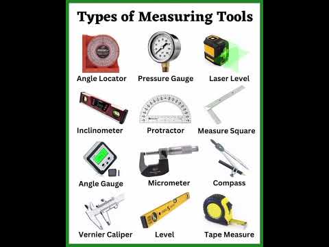 Types of Measuring Tools