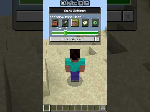 Minecraft Pocket edition Camera Angel change mod #minecraft #shorts