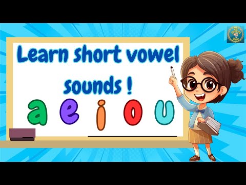 Learn Vowels |Short sound vowels |Three letter words#vowels