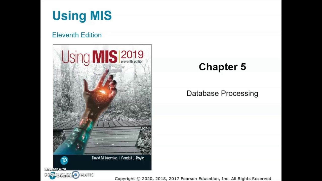 MIS 102 Week 4 Chapter 5