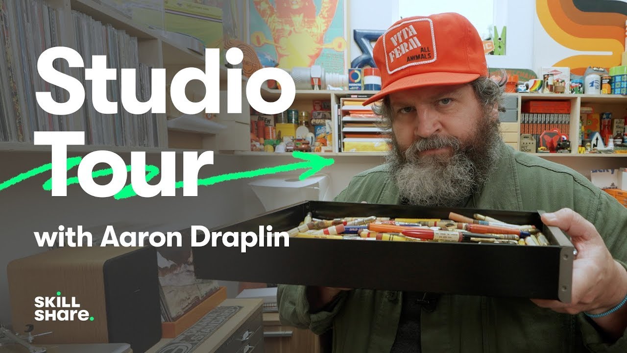 Aaron Draplin's Backyard Studio Tour