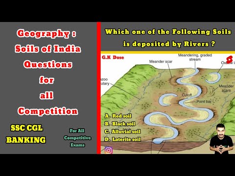 Which one of the following soils is deposited by rivers#shorts