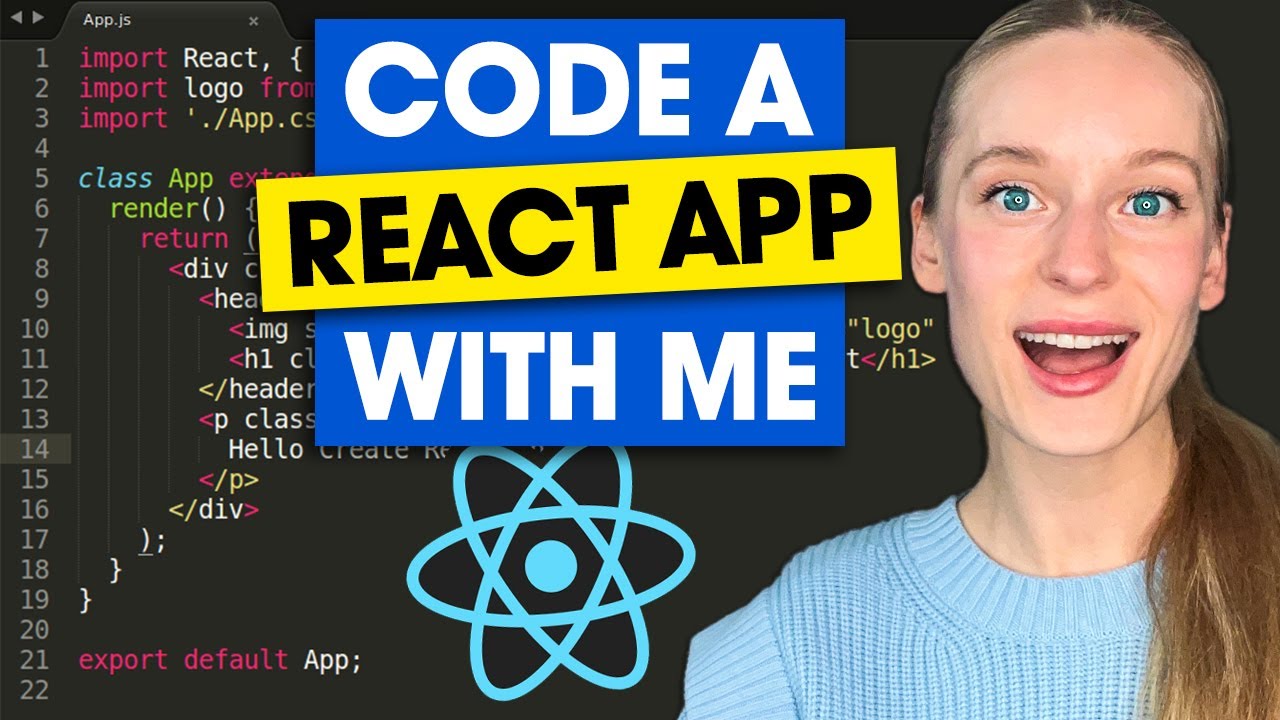 Build Your First React App With Hooks | CODE WITH ME