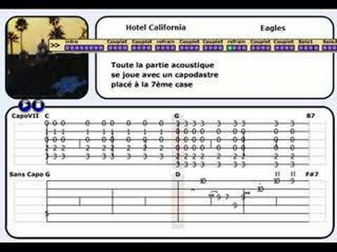 learn guitar with "hotel california"