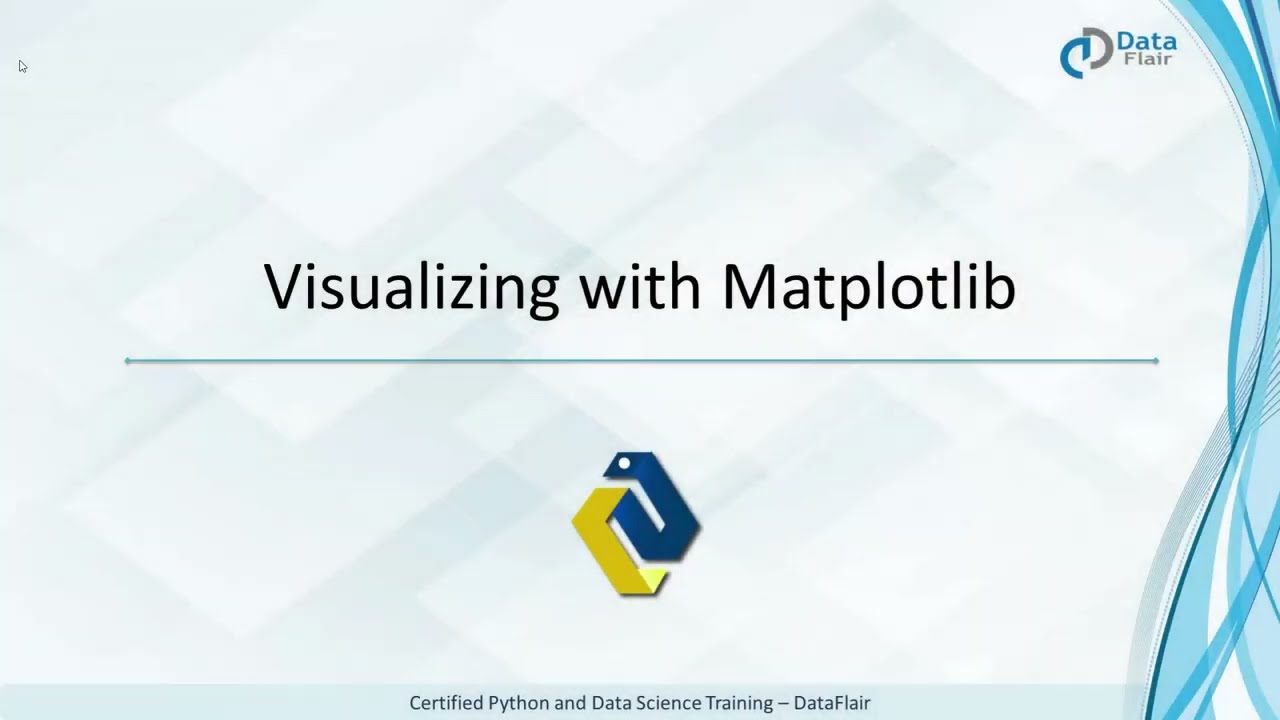 Python Matplotlib Introduction - Visualization with Python