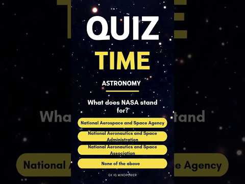 What does NASA stands for? #shorts