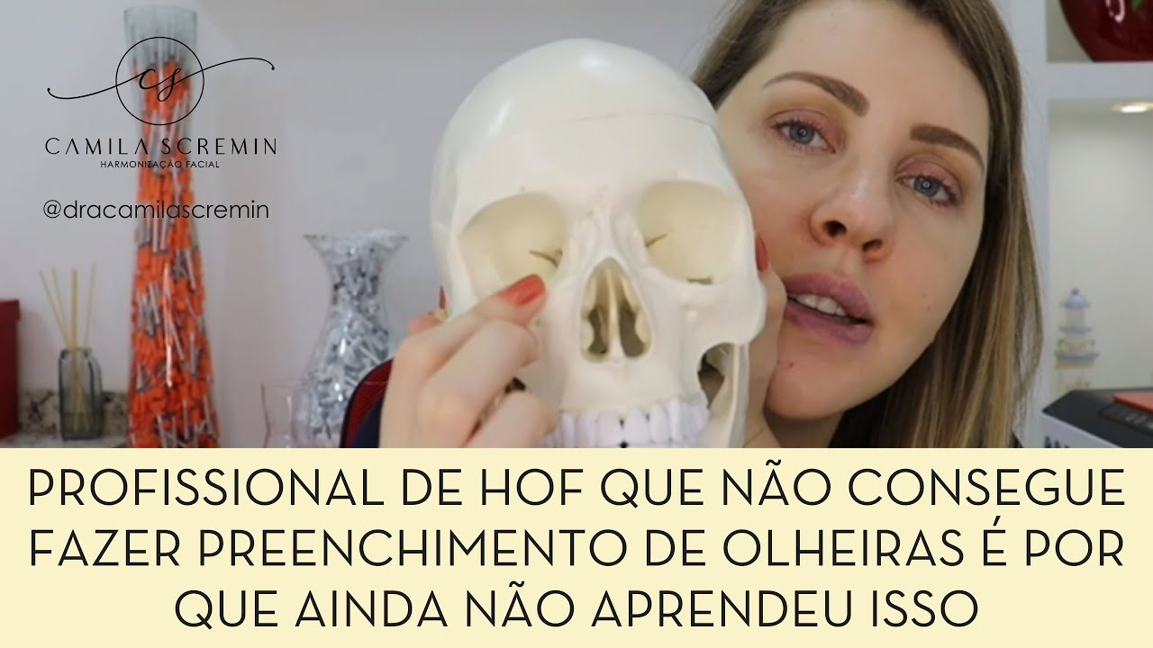 Profissional de HOF, não consegue fazer preenchimento de olheiras é por que ainda não aprendeu isso