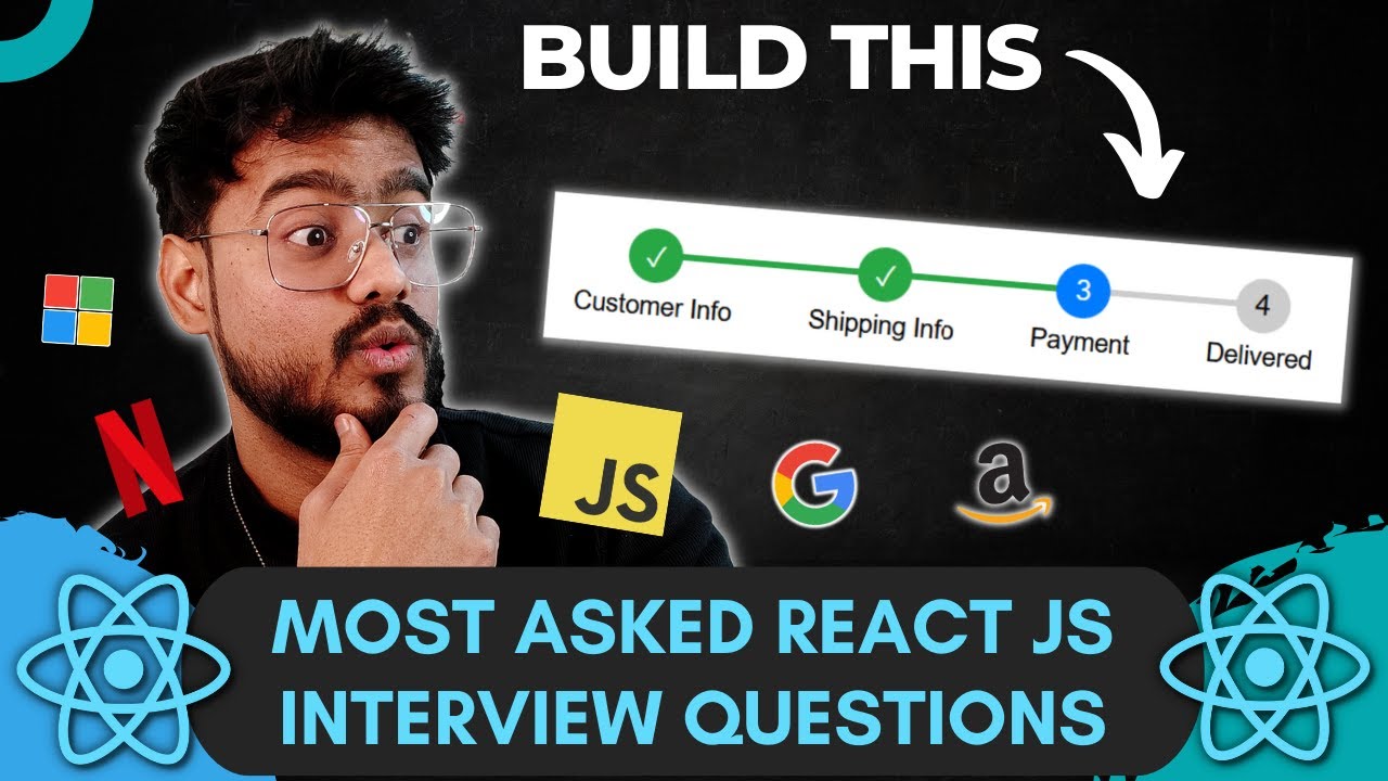 React JS Interview Questions ( Stepper ) - Frontend Machine Coding Interview Experience