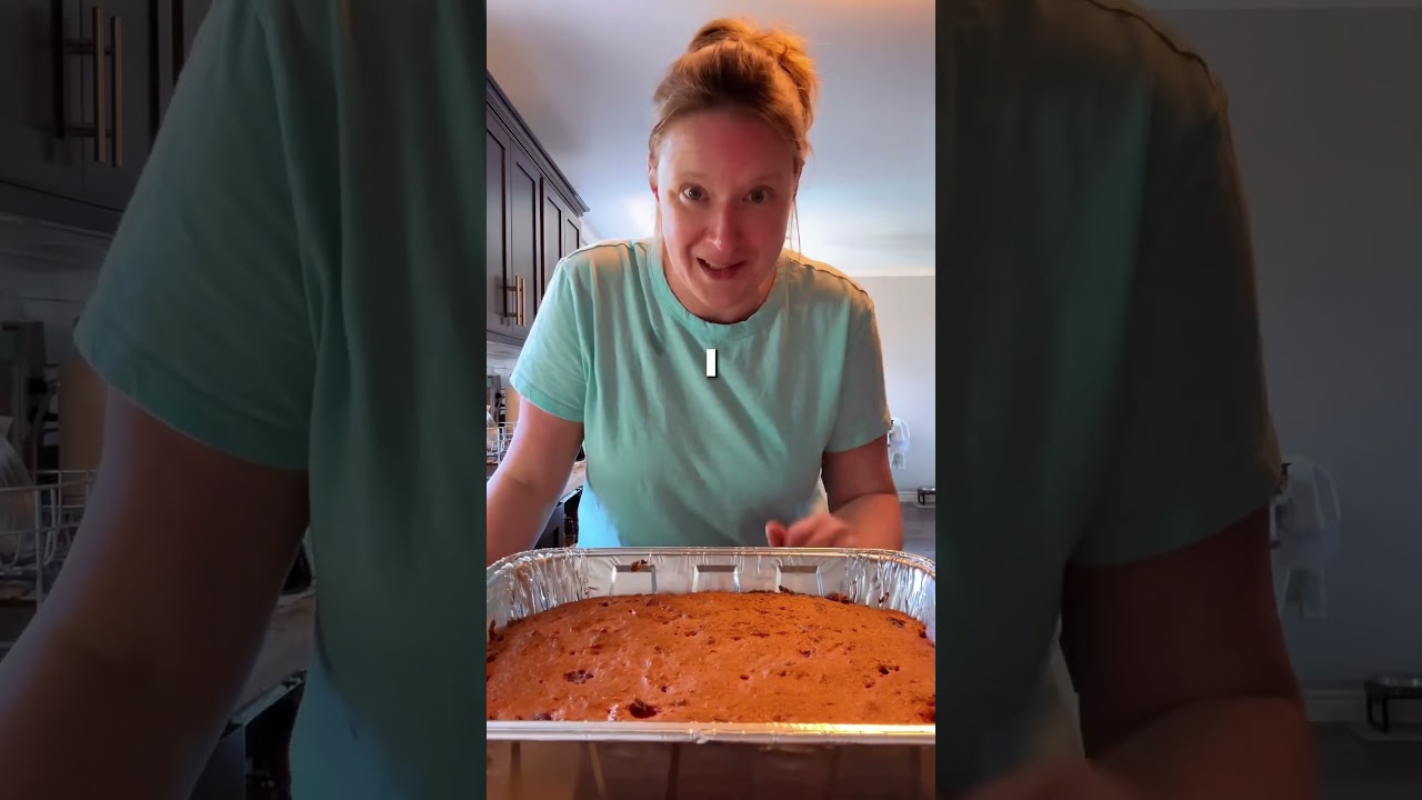 How to make a cherry cake #mrsbrownskitchen #recipe #cherrycake