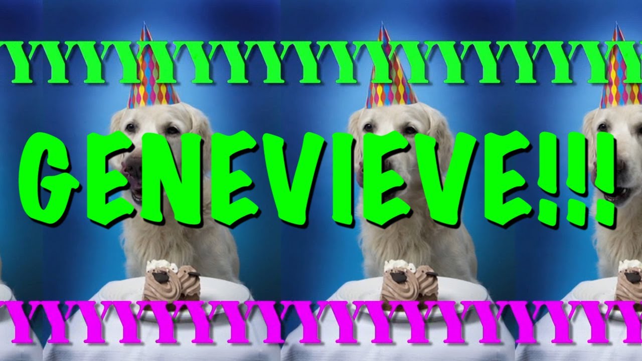 HAPPY BIRTHDAY GENEVIEVE! - EPIC Happy Birthday Song