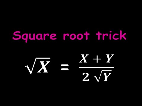 Culculate the square root of any number in 10 seconds (root 50)