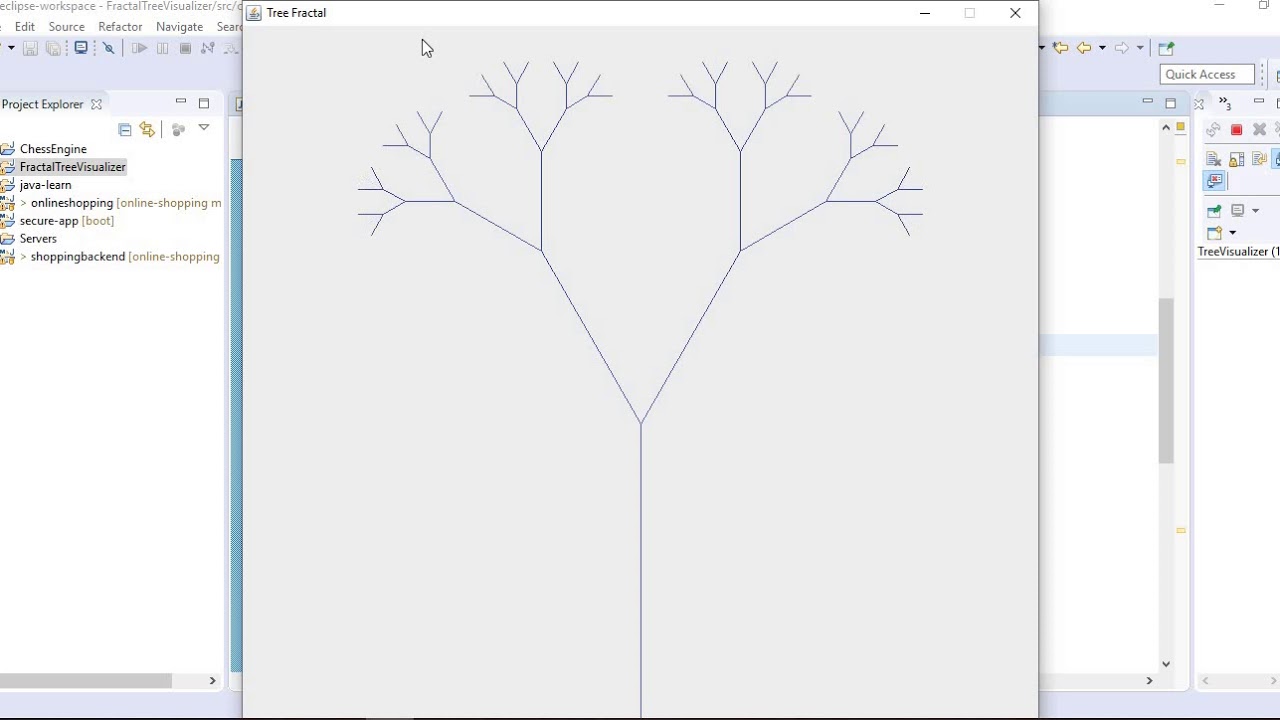 Java Fractal Tree 0