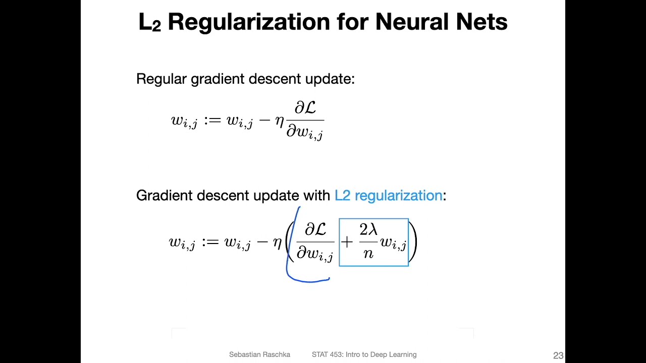 L10.4 L2 Regularization for Neural Nets