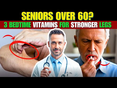 Take These 3 Vitamins at Night to Wake Up with Stronger Legs | Senior Health Tips