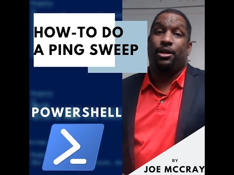 PowerShell Tutorial(Free): How To Do A Ping Sweep(2021)