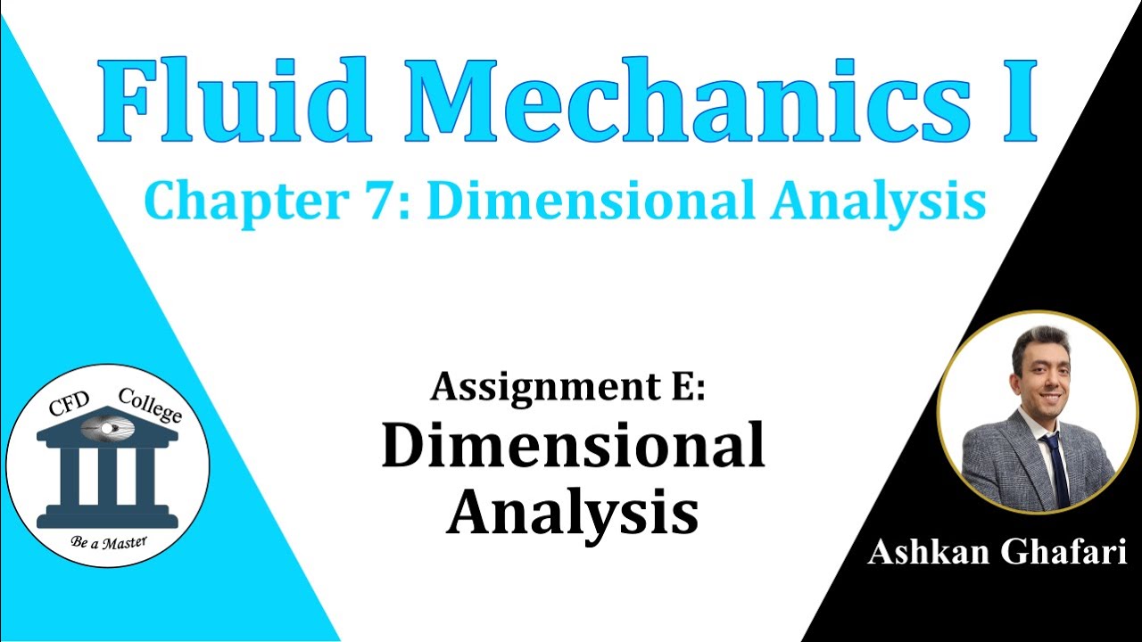 Fluid Mechanics Dimensional Analysis Problems | Chapter 7 | Assignment E