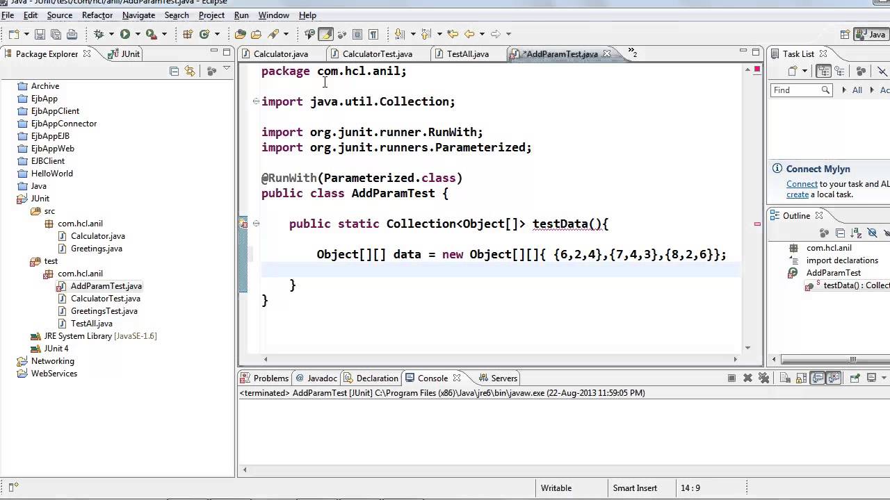 Junit4 Parameterized unit test cases