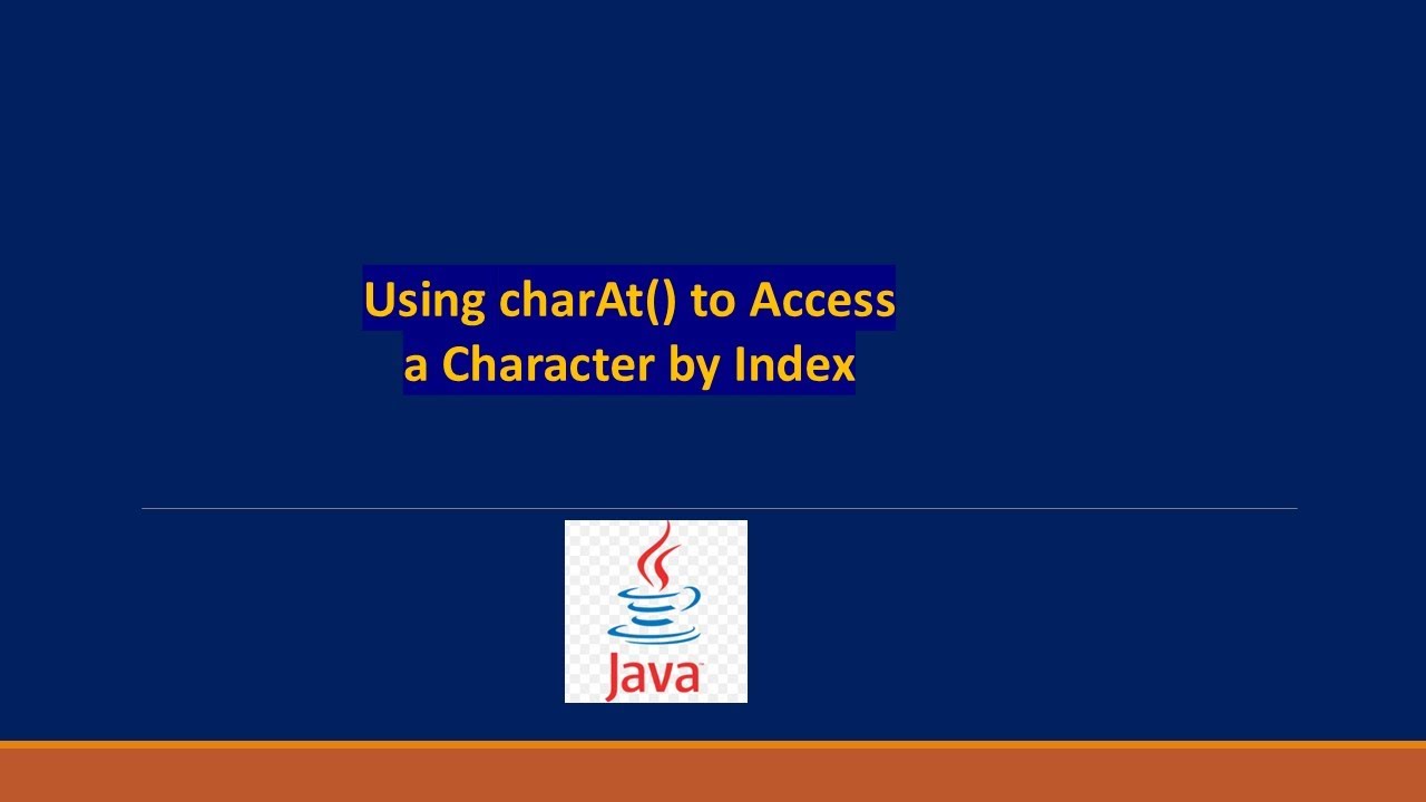 Using charAt() to Access a Character by Index #string #java #javacodinginterviewquestions