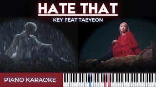 Key Feat Taeyeon - Hate That (in C) by musik fadli Blad