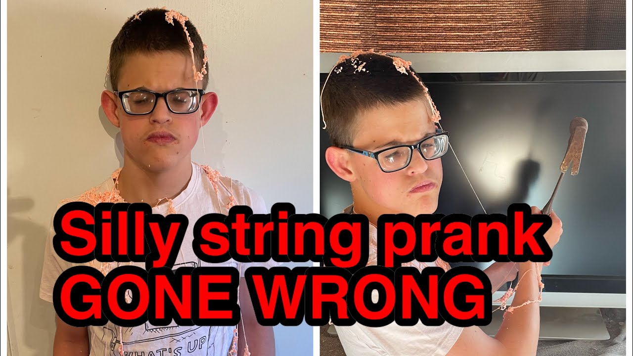Silly string prank GONE WRONG