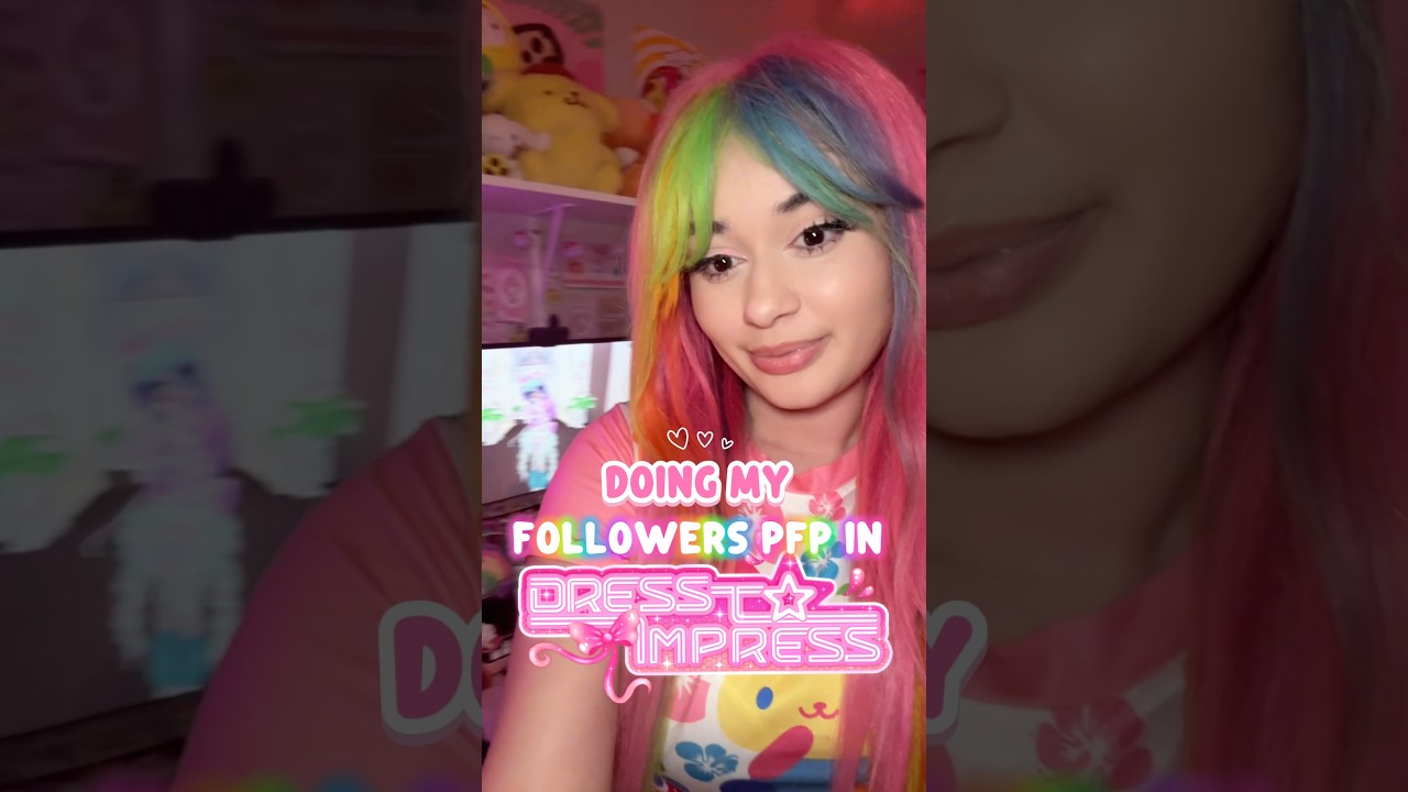 doing my followers pfp in dti part 1 🤩💕 comment if you want be next! #dresstoimpress #roblox