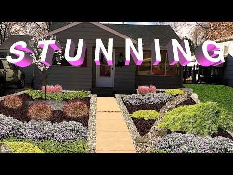 STUNNING Front Yard NO GRASS WOWZERS! // Bobby K Designs