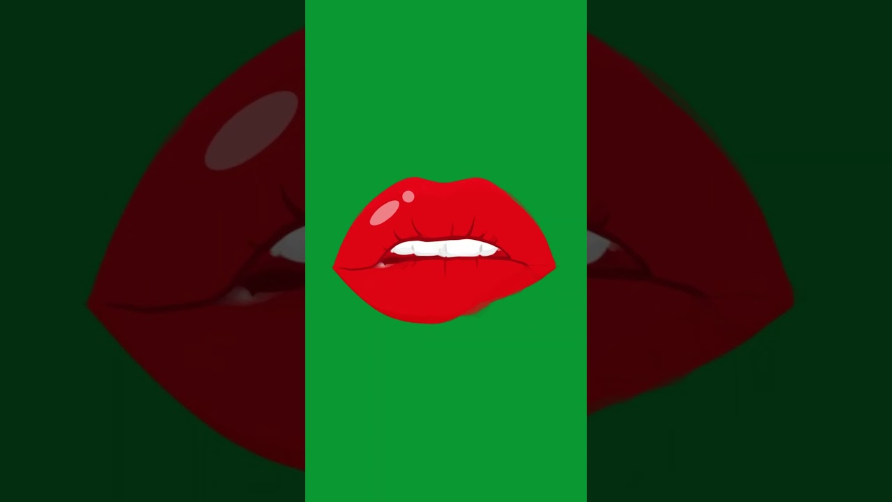 Lips - motion graphics animated element