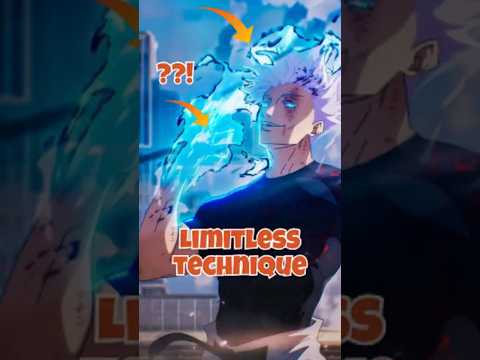What’s the real secret behind Gojo’s Limitless technique? #anime #funny #jujutsukaisen #viralvideo
