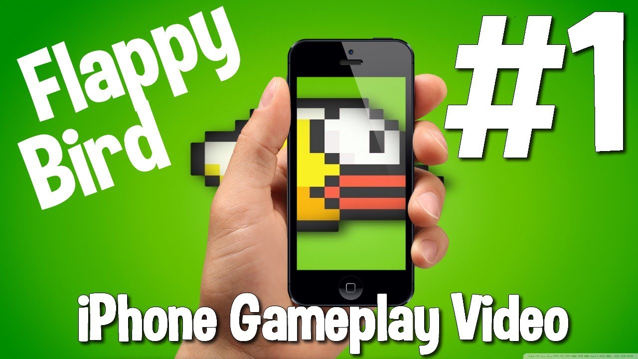 FLAPPY BIRD (iPhone Gameplay Video) [HD]