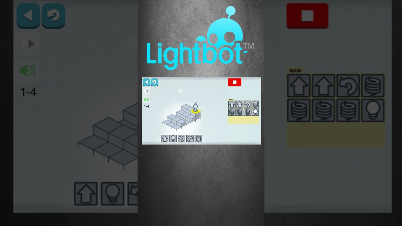 Code Hour - Lightbot - Basic 1-4