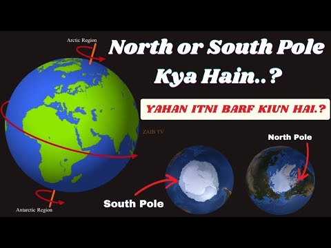Know About North Pole and South Pole - Urdu/Hindi - ZAIB TV